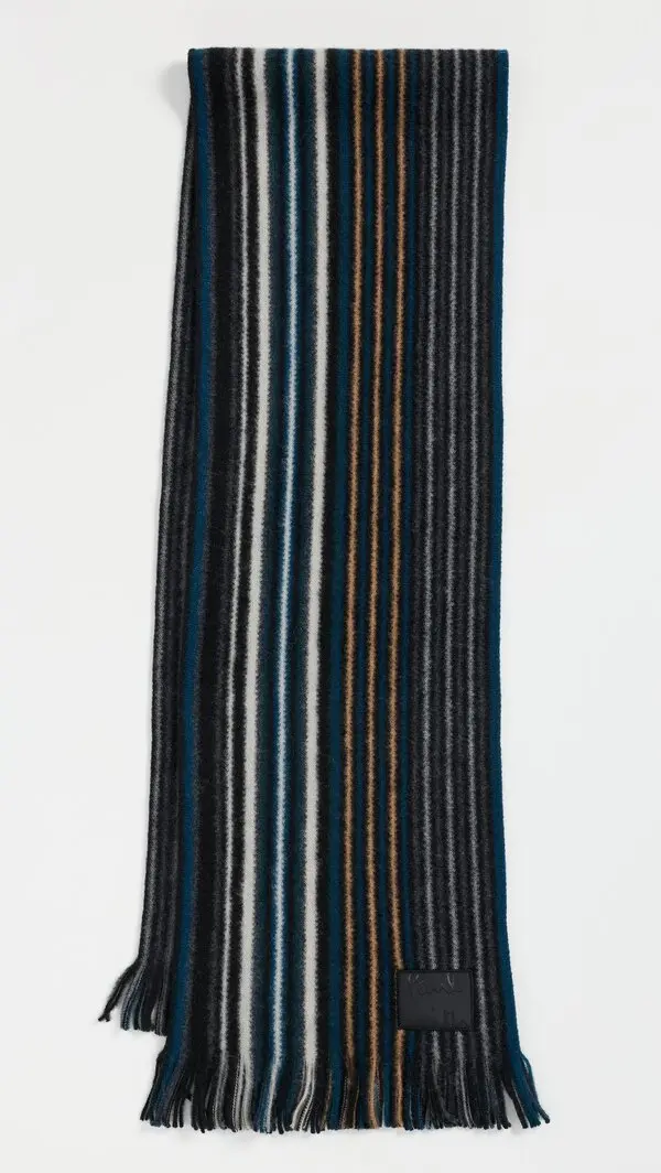 Paul Smith Double Side Striped Scarf