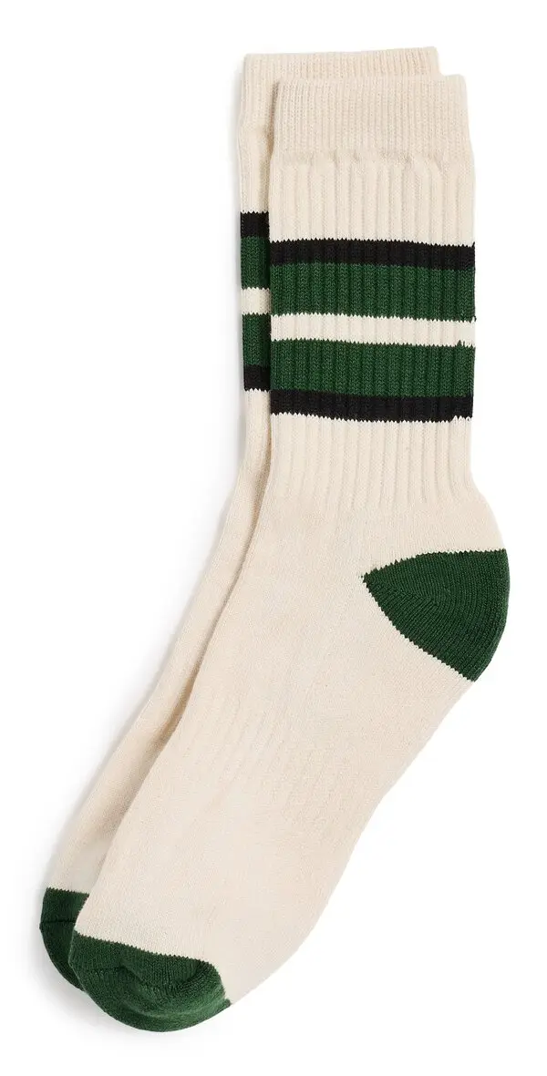 IVY ELLIS The Big Green Crew Socks