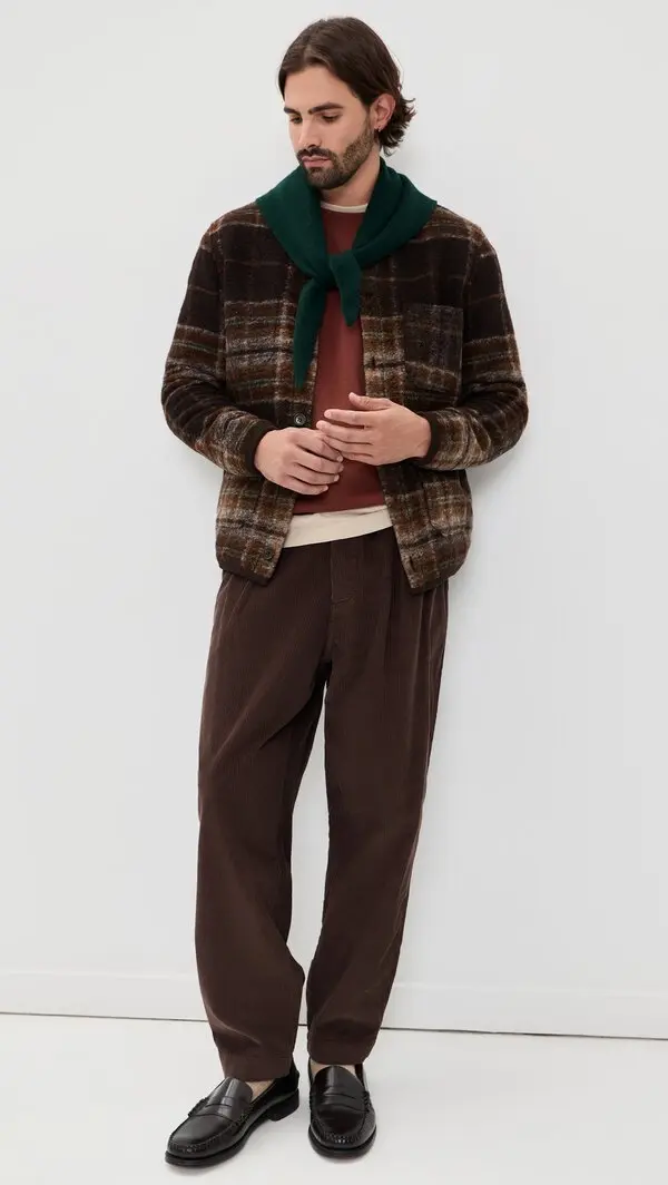 Universal Works Pino Wool Fleece Cardigan