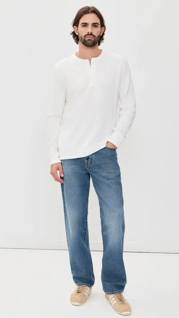 Rails Soto Long Sleeve Henley Tee