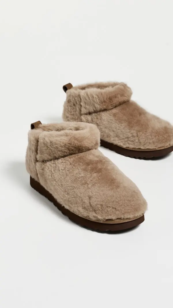 UGG Classic Ultra Mini Fluffed Boots