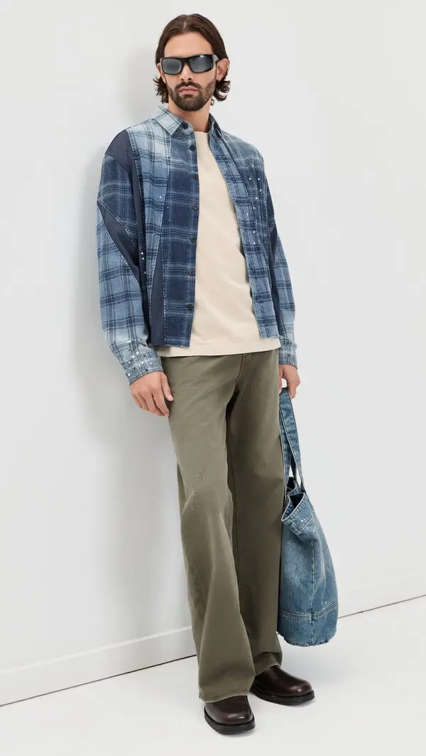John Elliott Scar Hemi Oversized Shirt