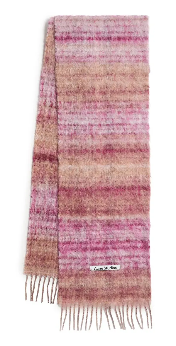 Acne Studios Vibot Scarf - Pink/fuchsia