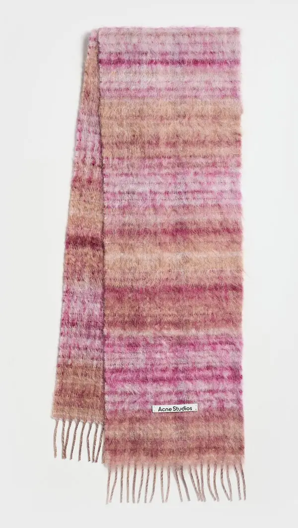 Acne Studios Vibot Scarf - Pink/fuchsia