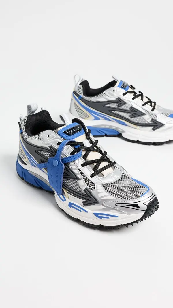 Off-White Be Right Back Sneakers - Gray/blue