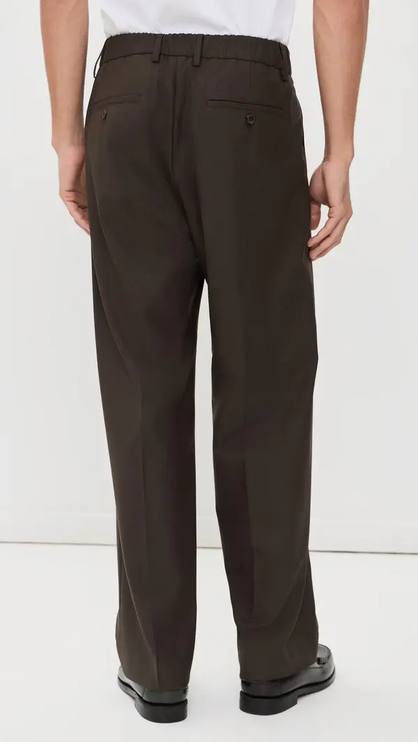 Nn07 Kay Relaxed Pleated Wool Trousers