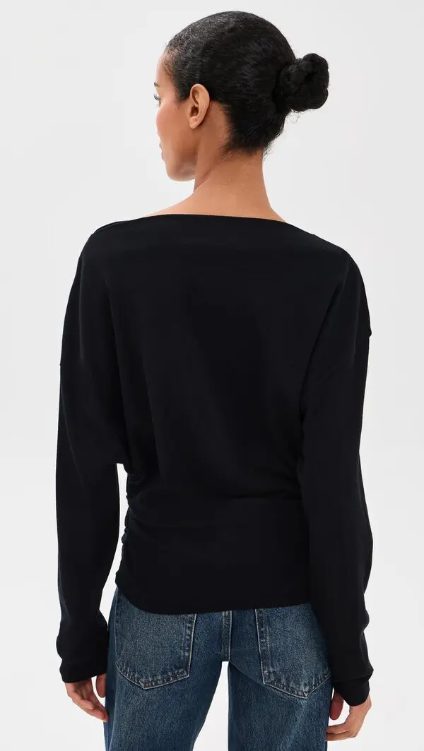 Vince Draped Slash Top