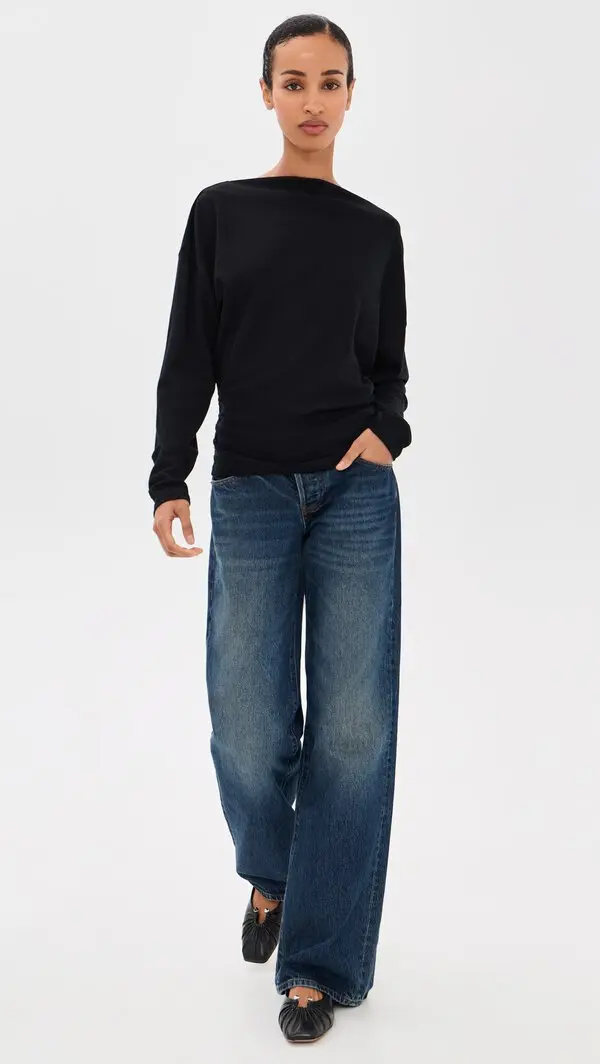 Vince Draped Slash Top
