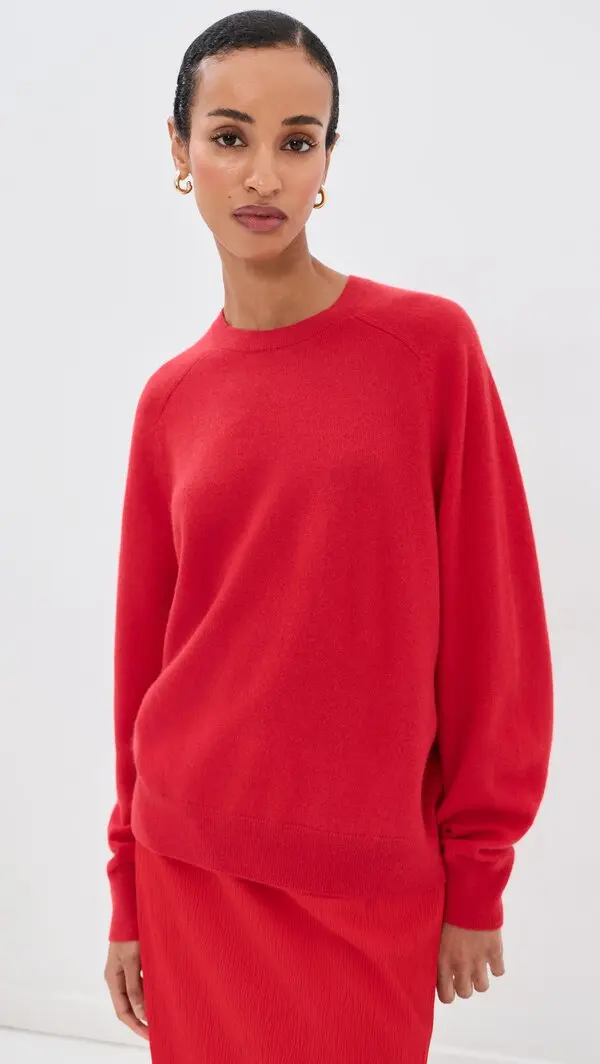 Tibi Cashmere Crew Neck Sweater