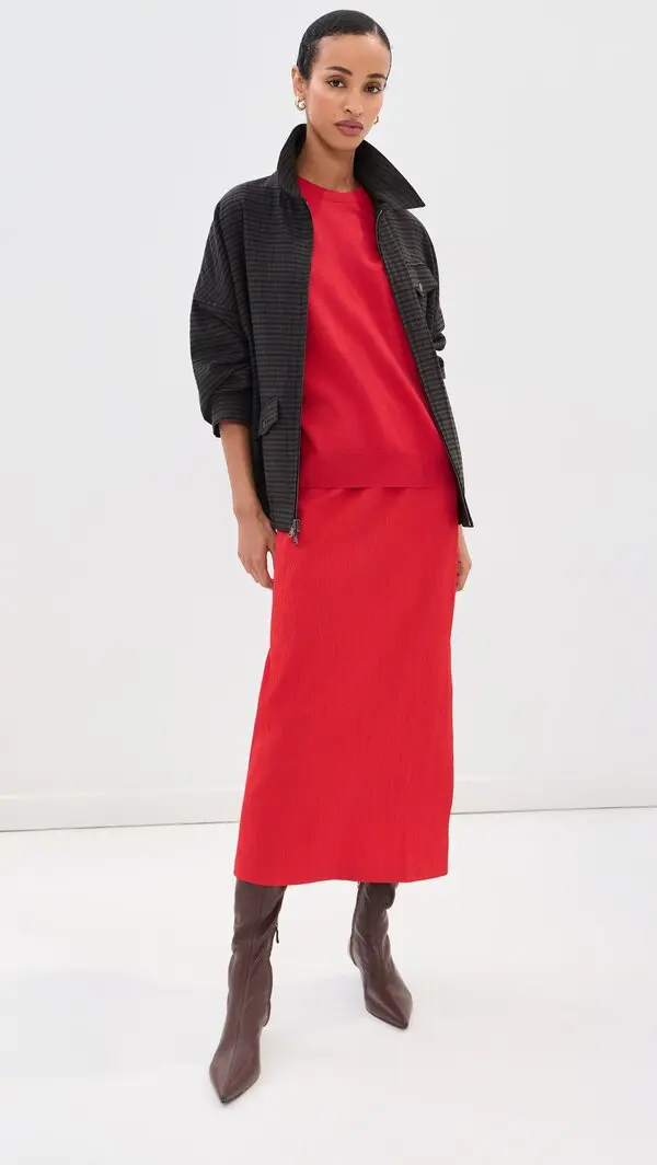 Tibi Cashmere Crew Neck Sweater