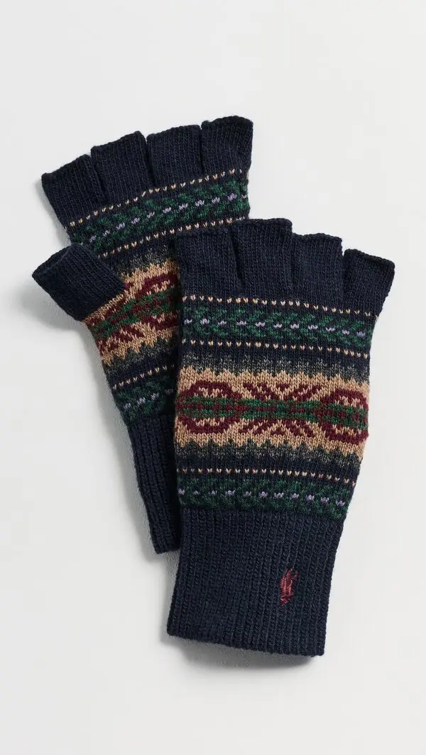 Polo Ralph Lauren Fairisle Fingerless Gloves