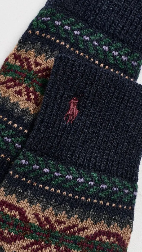 Polo Ralph Lauren Fairisle Fingerless Gloves