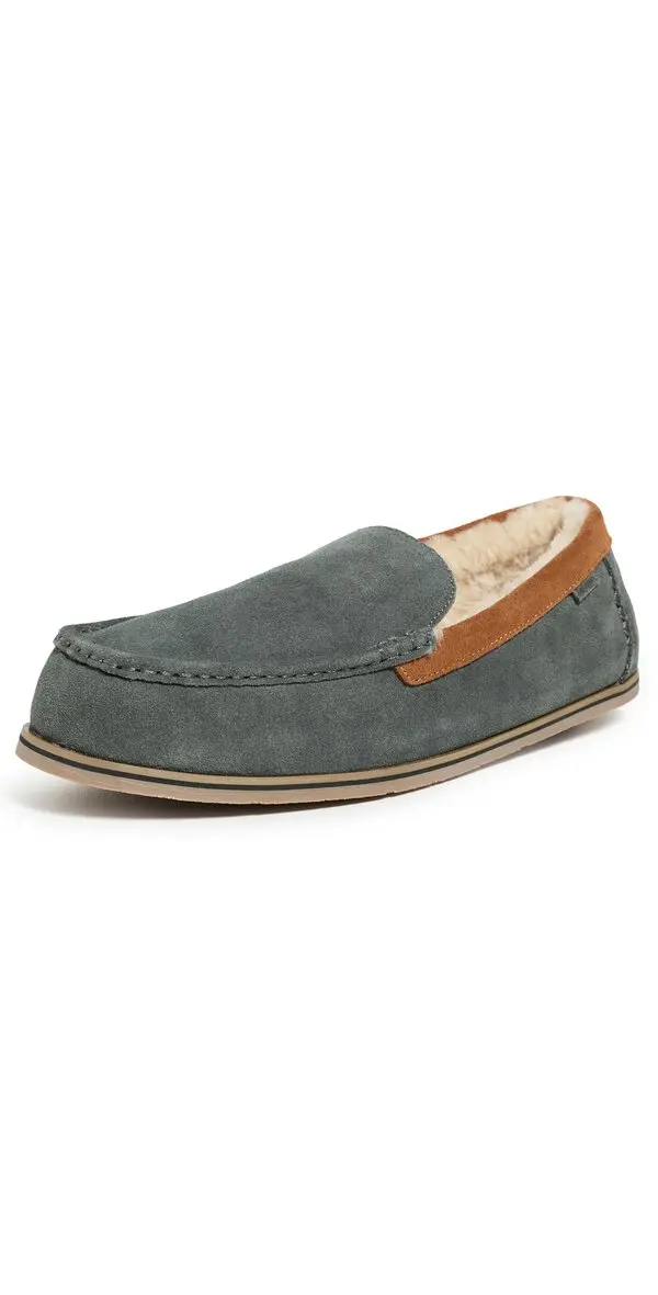 HARI MARI Hacienda Slippers - Pewter