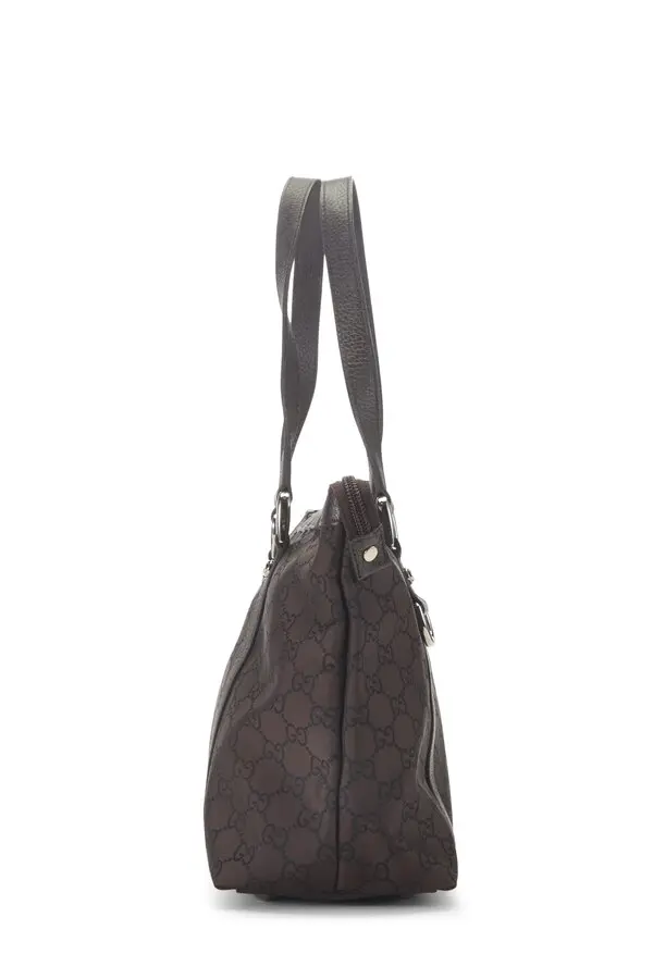 Gucci Gg Nylon Abbey Zip Tote