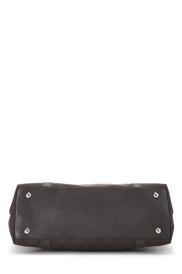 Gucci Gg Nylon Abbey Zip Tote