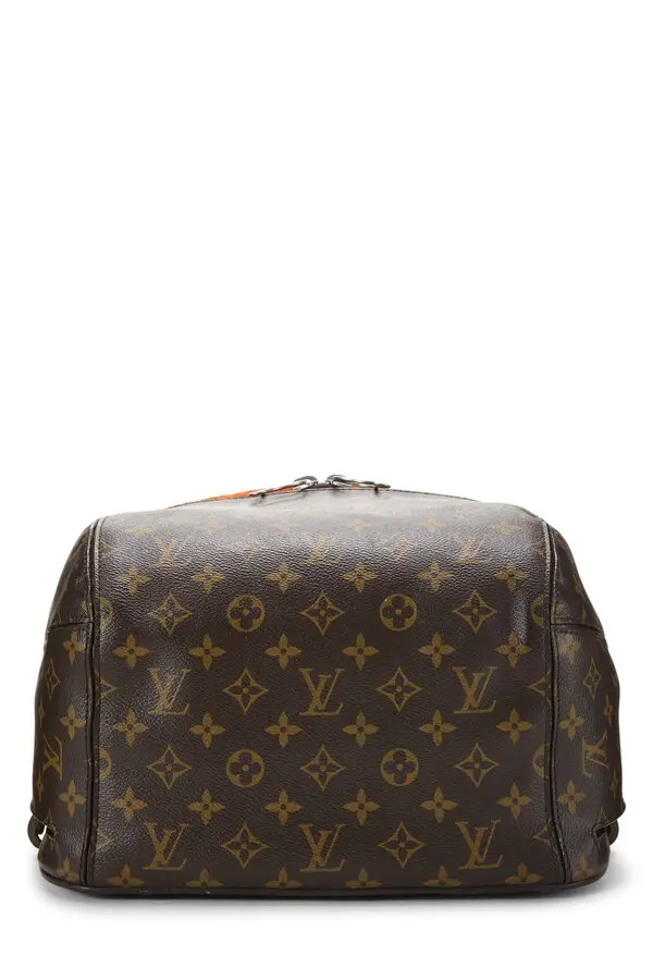 LOUIS VUITTON Shearling Monogram Canvas Fleecepack