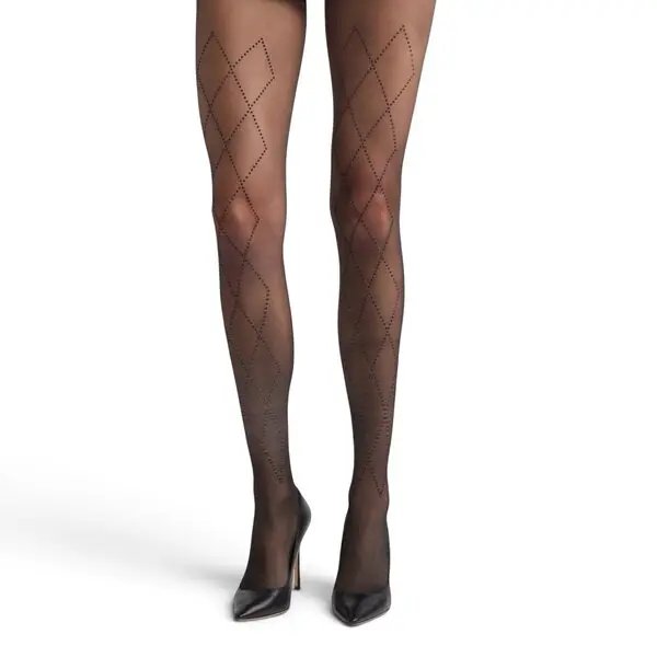 HIGH HEEL JUNGLE BY KATHRYN EISMAN Richie Diamond Crystal Tights