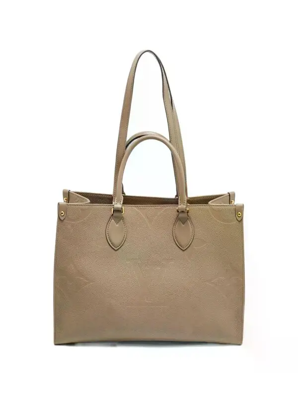 LOUIS VUITTON Mm Onthego Monogram Empreinte Tote Bag - Neutrals