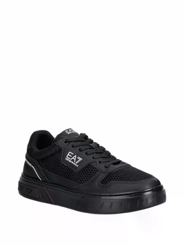 EA7 Logo-print Mesh Sneakers