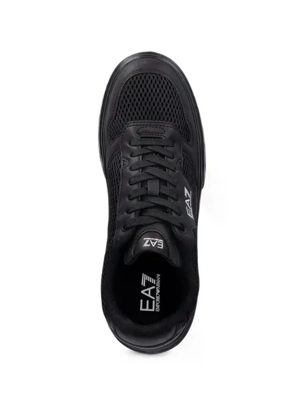 EA7 Logo-print Mesh Sneakers