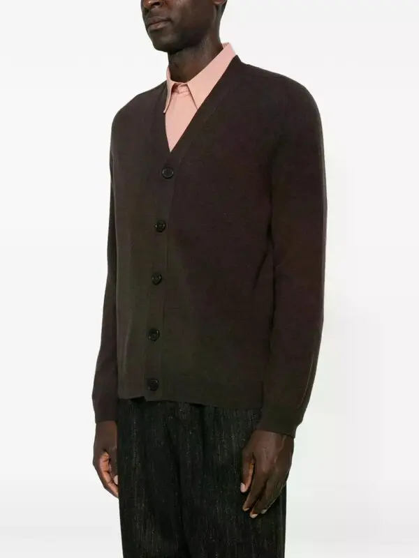 AMARANTO V-neck Button-up Cardigan
