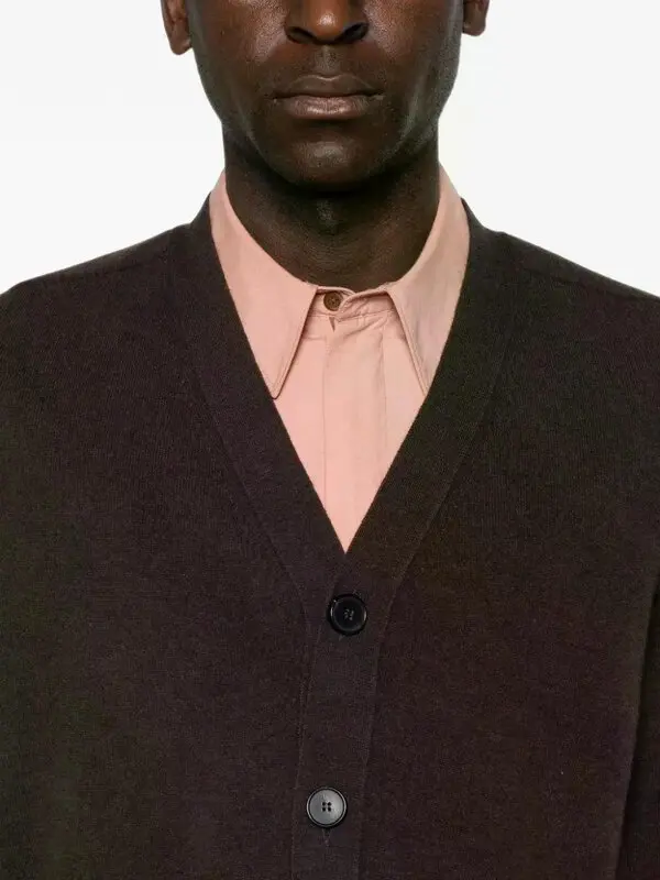AMARANTO V-neck Button-up Cardigan