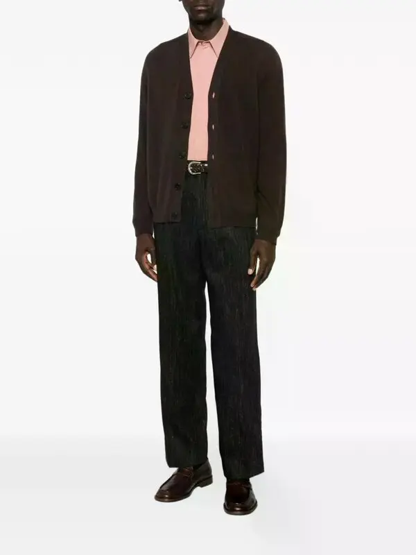 AMARANTO V-neck Button-up Cardigan