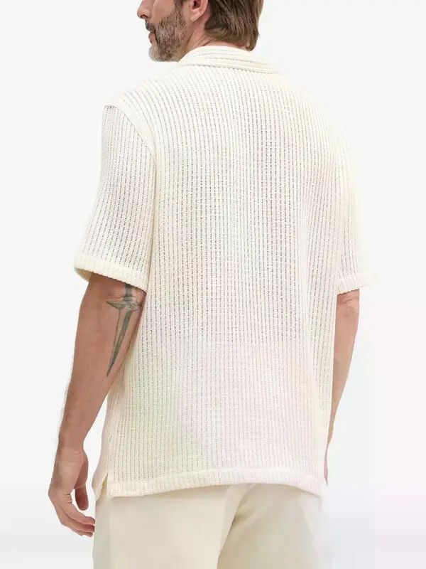 JOOP! Kawan Open-knit Short-sleeve Shirt