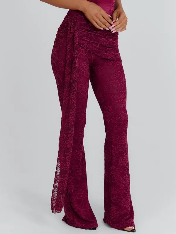 OUTCAST Caitriona Jumpsuit Burgundy