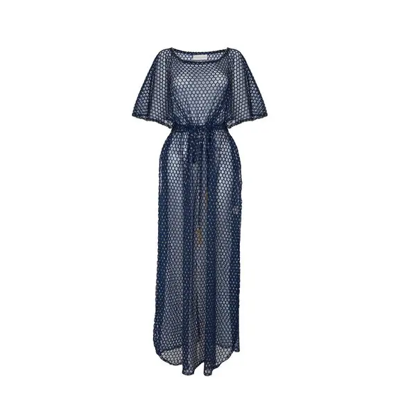 HOUSE OF DHARMA The Riviera Maxi Dress - Blue