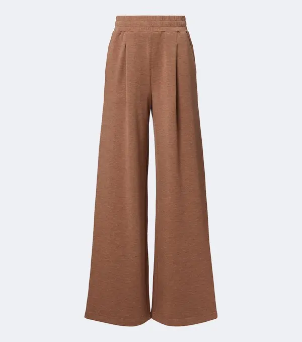 Varley Jersey Wide-leg Pants - Brown