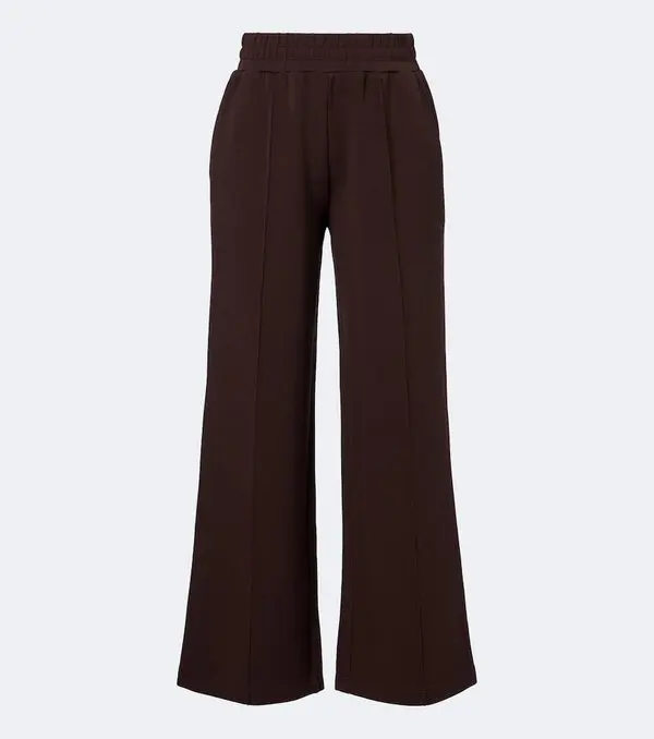 Varley Jersey Wide-leg Pants - Brown