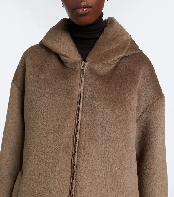 Max Mara The Cube Reversible Alpaca And Wool Down Jacket