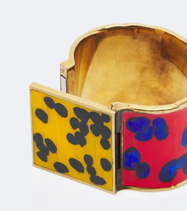 Dries Van Noten Enamel Cuff Bracelet