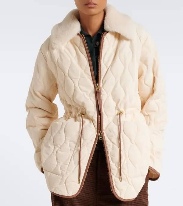 Varley Bartley Quilted Jacket - White