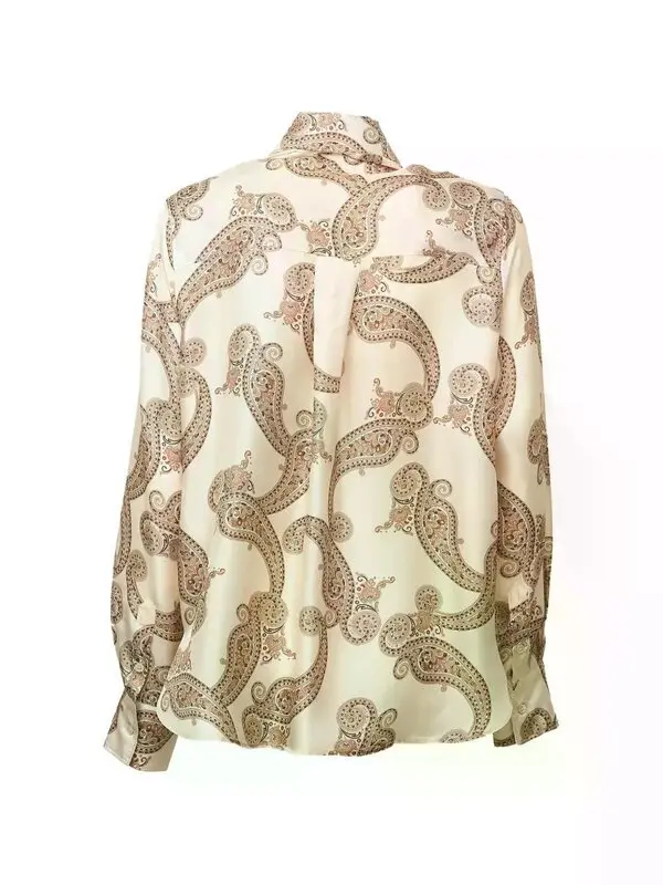 ROBERT FRIEDMAN Paisley-print Pussy-bow Shirt
