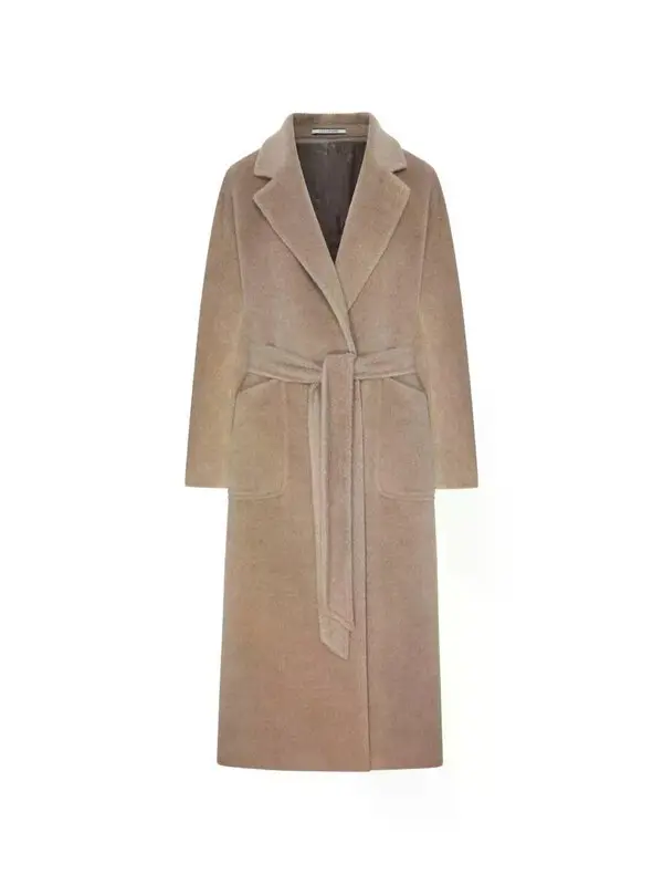 Tagliatore Belted Wool Coat