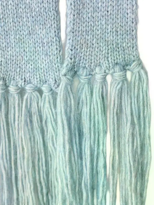 Essentiel Antwerp Fringe-trimmed Knitted Scarf