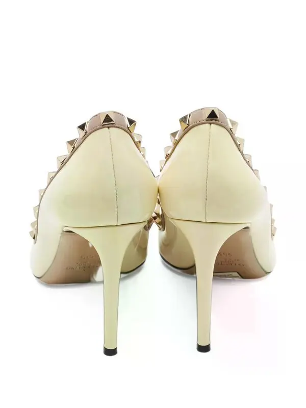 Valentino Garavani Rockstud Patent-leather Heeled Pumps