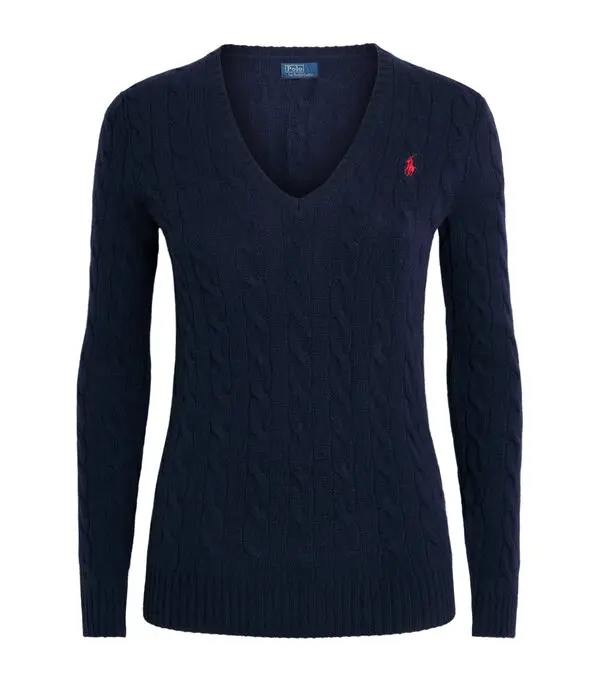 Polo Ralph Lauren Wool-cashmere Cable-knit Kimberly Sweater
