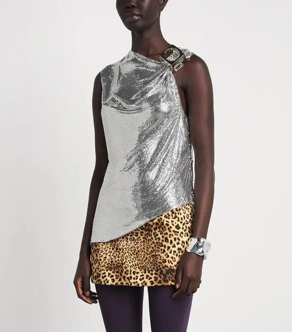 Rabanne X Dinh Van Chainmail Sleeveless Top