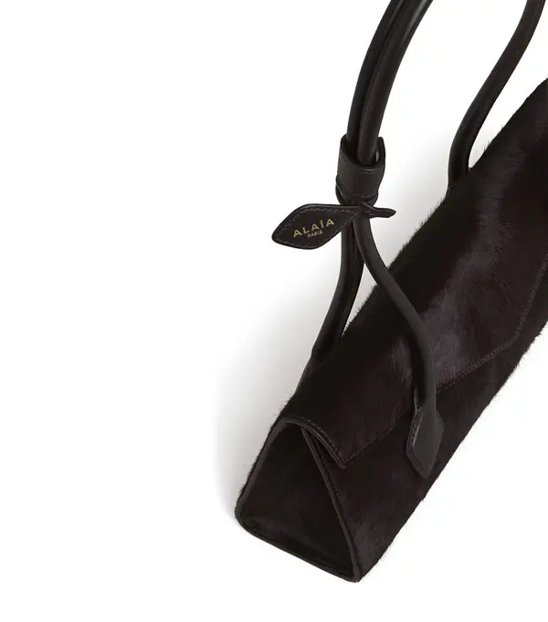 Alaïa Medium Calf Hair Le Teckel Shoulder Bag - Brown