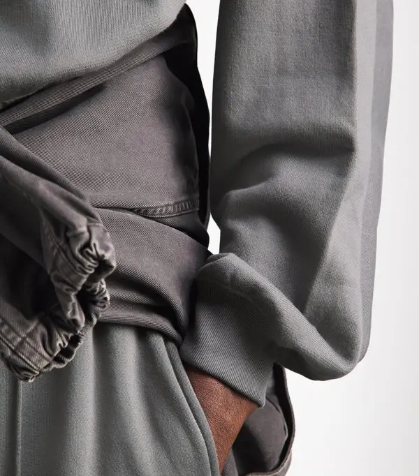 YOKE Cotton Crew-neck Sweater