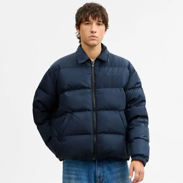 COACH OUTLET Reversible Plaid Down Jacket