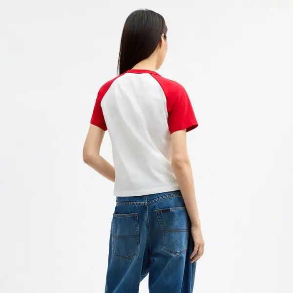 COACH Sporty Script 90's Fit T-shirt In Organic Cotton
