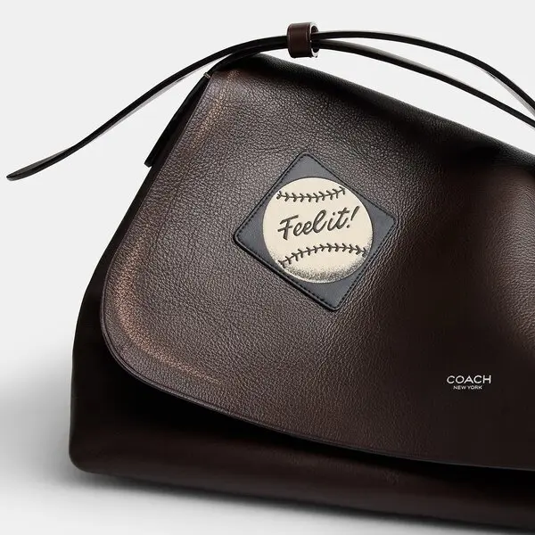 COACH Ludlow Messenger Bag In Loved Leather With Stickers