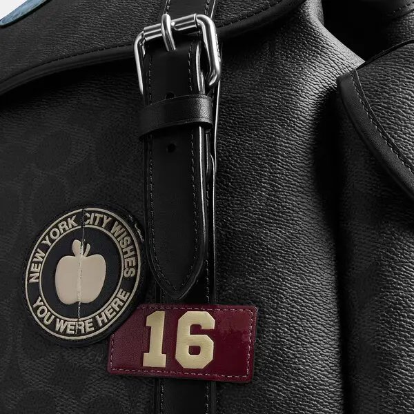 COACH Hitch Backpack With Stickers In Signature Upcraftedleather