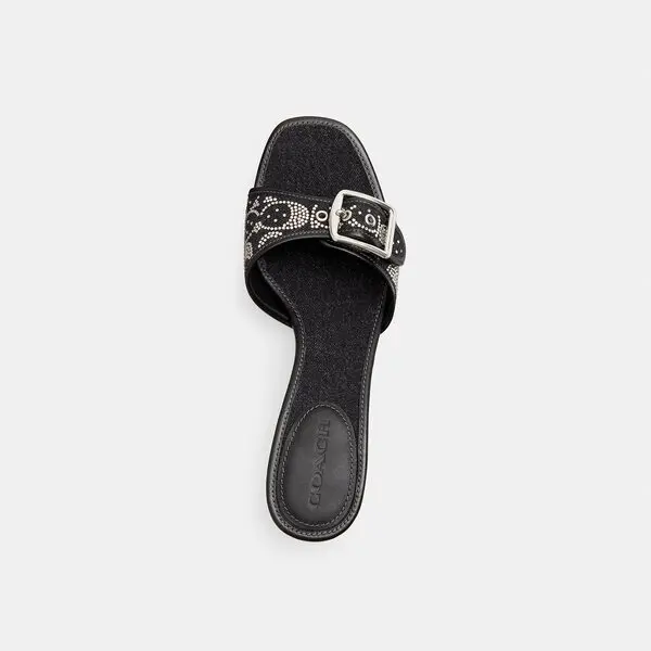 COACH Margot Sandal With Crystal Signature