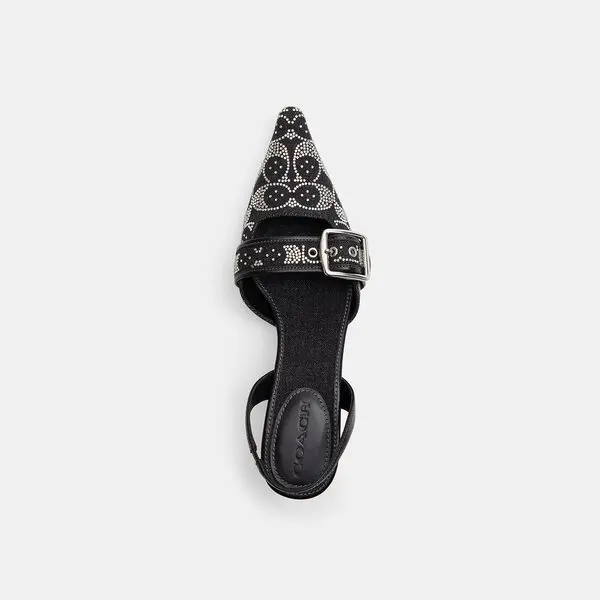 COACH Margot Slingback With Crystal Signature
