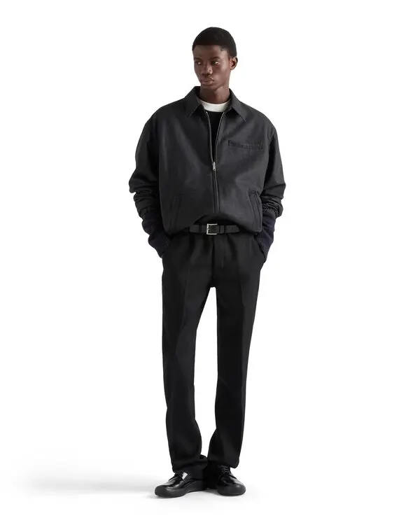 Prada Re-wool Blouson Jacket